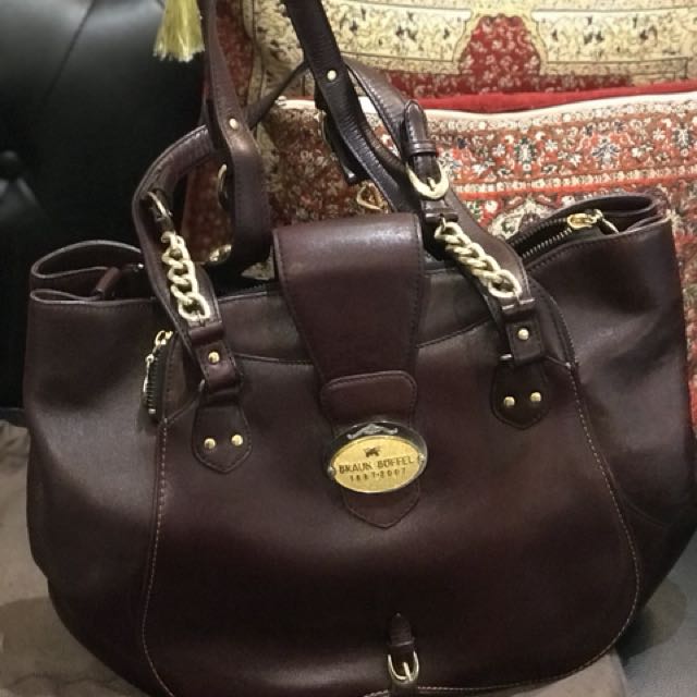 Braun Buffel limited edition handbag, Women's Fashion, Bags & Wallets ...