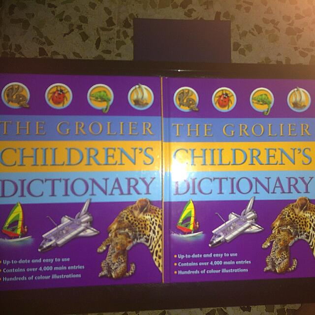 Children's Dictionary from Grolier, Hobbies & Toys, Books & Magazines ...