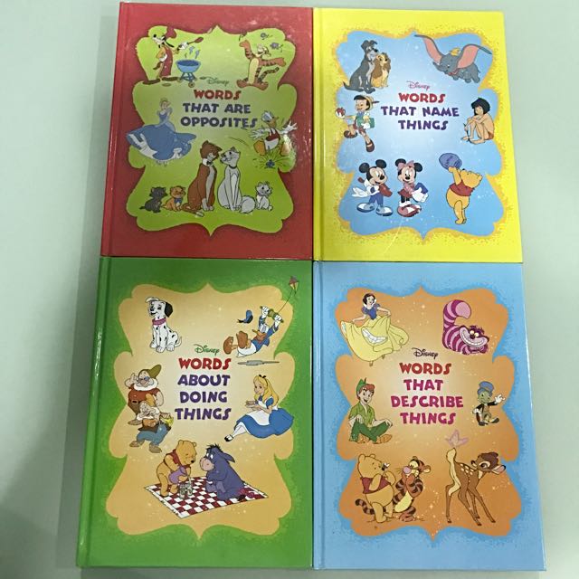 Grolier Disney Words - Full Sets of 4 books, Hobbies & Toys, Books ...