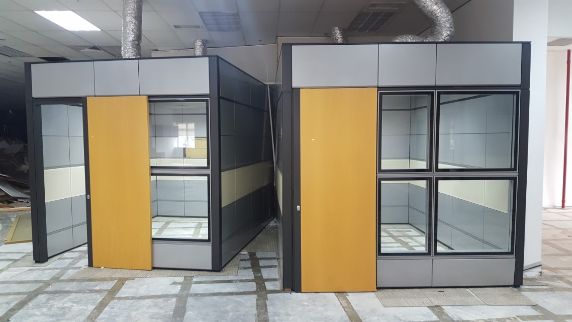 high partition cubicle with door, Furniture & Home Living, Furniture ...