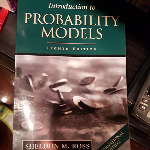 Introduction to probability models book, computing books, comupter ...