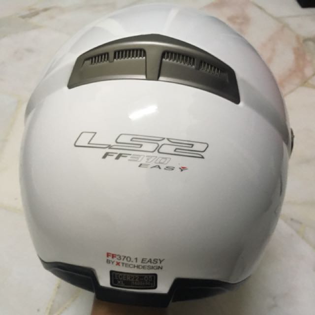 LS2 Helmet Flip Up with Visor, Auto Accessories on Carousell