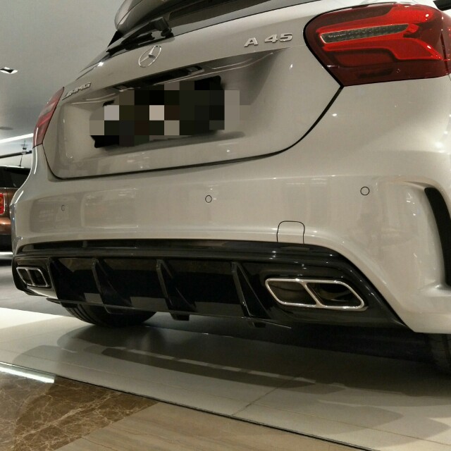 Mercedes Benz W176 Facelift AMG A45 Diffuser Kit, Car Accessories ...