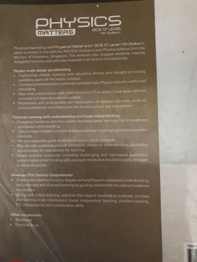 Pure Physics Textbook, Hobbies & Toys, Books & Magazines, Textbooks on ...