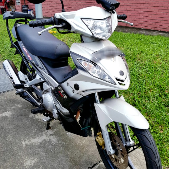 YAMAHA T135 WHITE, Motorcycles, Motorcycles for Sale, Class 2B on Carousell