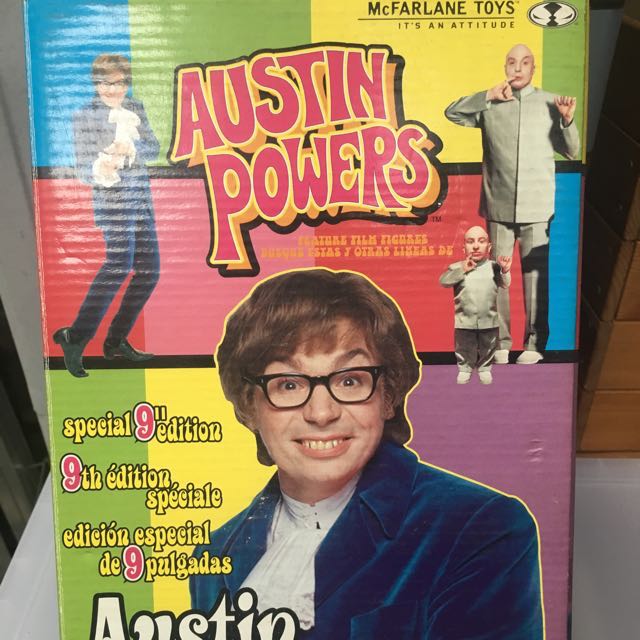 麥法蘭 王牌賤諜/有聲效Austin power （限時）, 書籍、休閒與玩具, 玩具、公仔、桌遊在旋轉拍賣