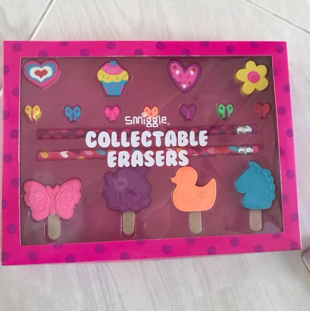 BN Smiggle collectIble erasers, Hobbies & Toys, Stationery & Craft ...