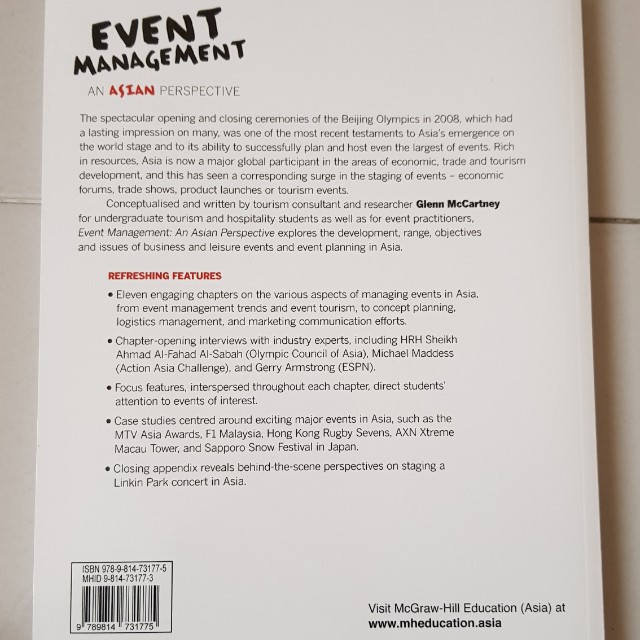 Event management, Hobbies & Toys, Books & Magazines, Textbooks on Carousell