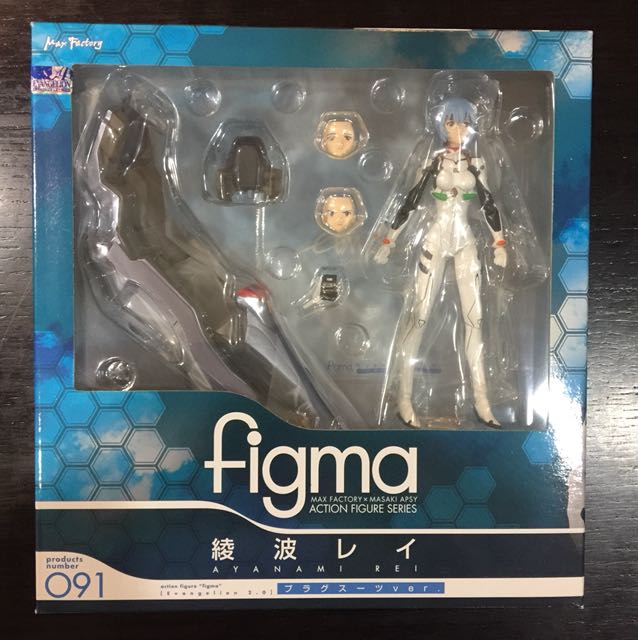 Figma Max Factory X Masaki Apsy Rei Ayanami No 91, Hobbies & Toys, Toys ...