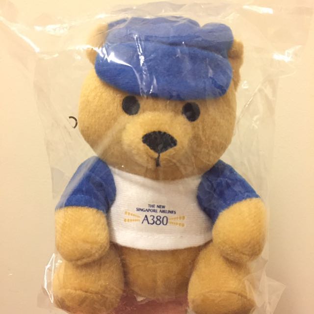 Limited Edition Singapore Airlines A380 Stuffed Toy Bears, Hobbies ...
