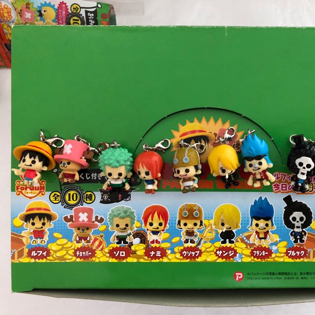One Piece Panson Works Charms Full Set of 10 Including Panda Man ...