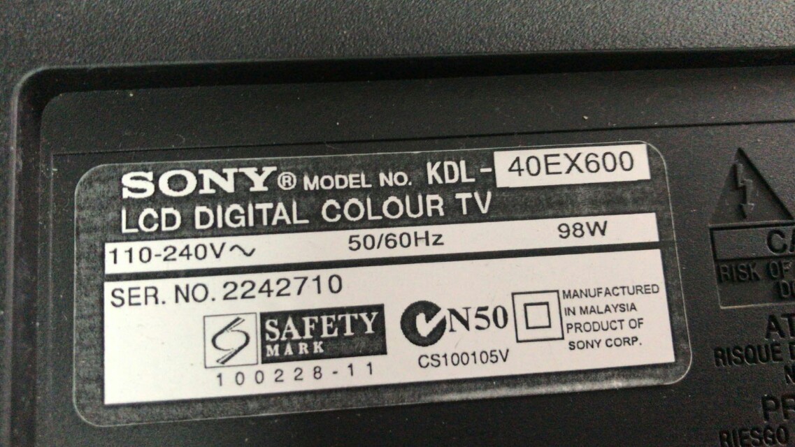 Sony Bravia KDL-40EX600 40" LED-LCD TV + Roku Streaming Stick, TV ...