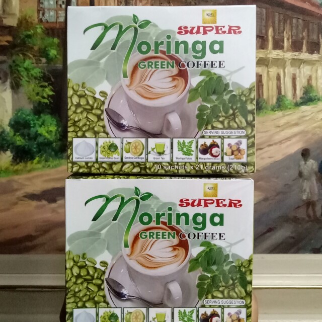 Super Moringa Green & Herbal Coffee, Beauty & Personal Care, Bath ...