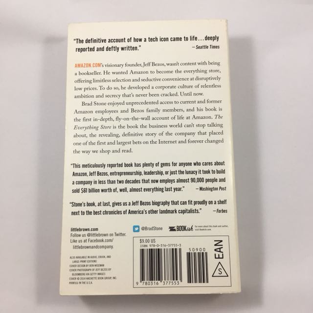 The Everything Store - Jeff Bezos and The Age of Amazon, Hobbies & Toys ...