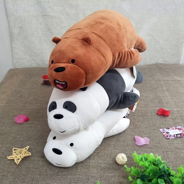 WE BARE BEARS Authentic Miniso Plush Toy - Mochi Softness, Hobbies ...