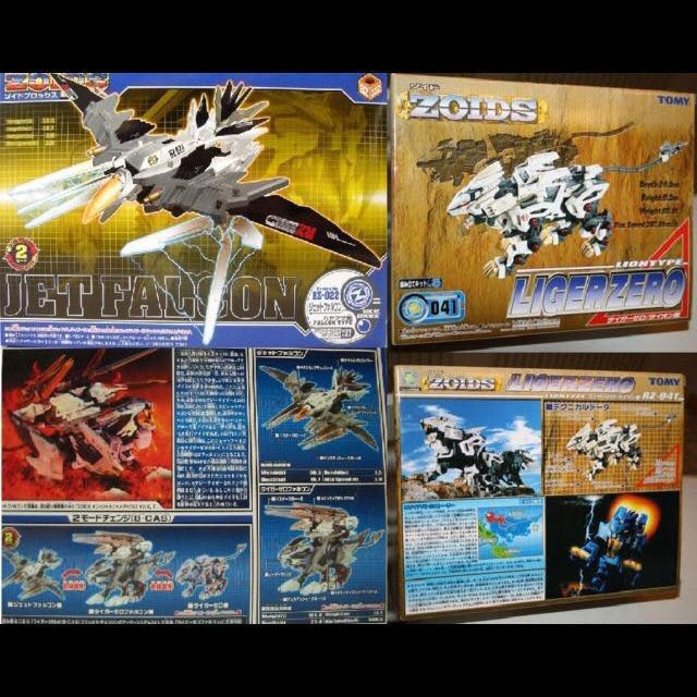 Zoids NJR RZ-041 Liger Zero & BZ-022 Jet Falcon, Hobbies & Toys, Toys ...