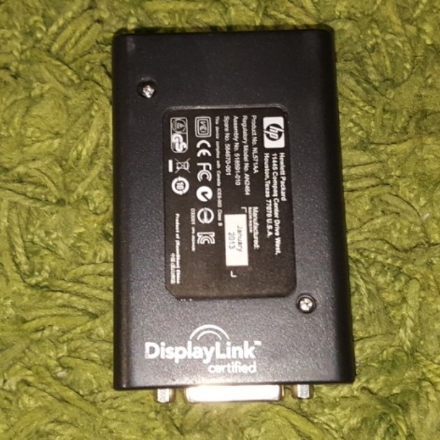 HP USB Graphics Adapter, Electronics, Computer Parts & Accessories on ...