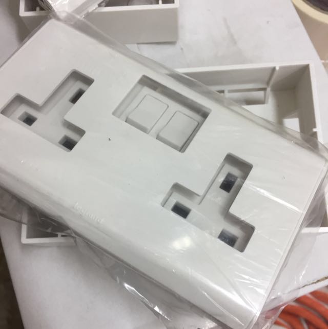 [Legrand] 13A SSO And PVC Box, Furniture & Home Living, Lighting & Fans ...