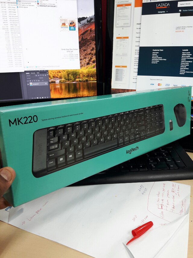 Logitech Wireless Keyboard And Mouse Computers And Tech Parts