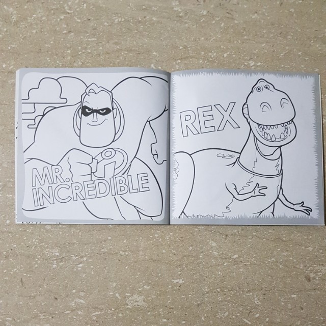 Free postage - Singapore Airlines - SIA Pixar Colouring book, Hobbies ...