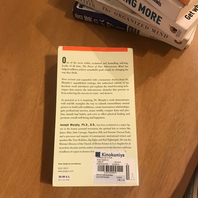 The Power of Your Subconscious Mind by Dr Joseph Murphy Prentice Hall ...