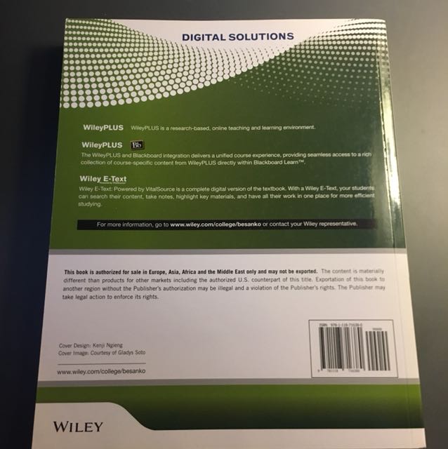 Besanko & Braeutigam Microeconomics 5th edition, Wiley, Hobbies & Toys, Books & Magazines ...