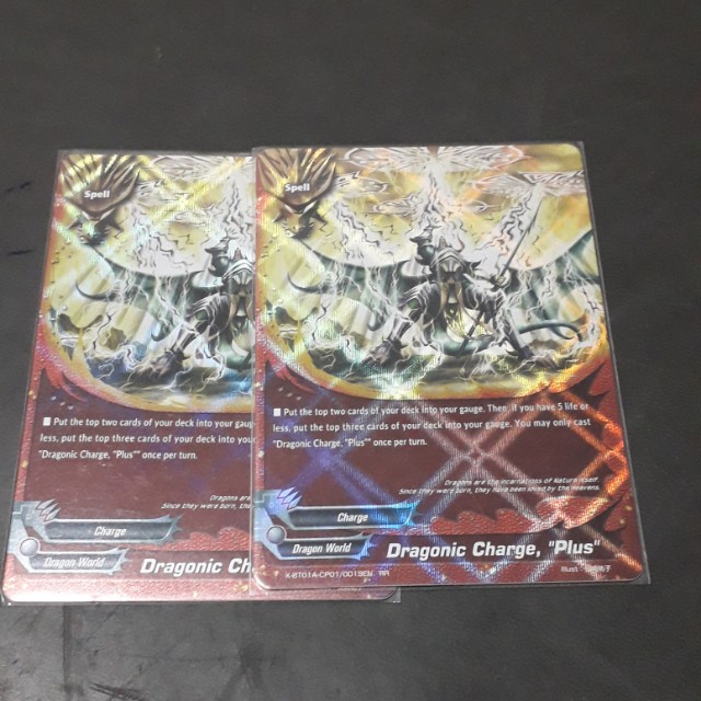 (Buddyfight) Dragonic Charge "Plus" - Set, Hobbies & Toys, Toys & Games ...