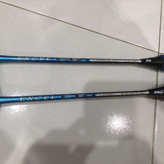 Kason Excel C6 Light Weight Badminton Racket, Sports Equipment, Sports ...