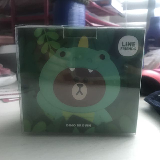 LINE Friends Brown Dino Heatable Toy, Hobbies & Toys, Memorabilia ...