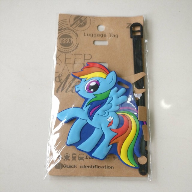 My Little Pony Luggage Tag, Hobbies & Toys, Books & Magazines, Children ...