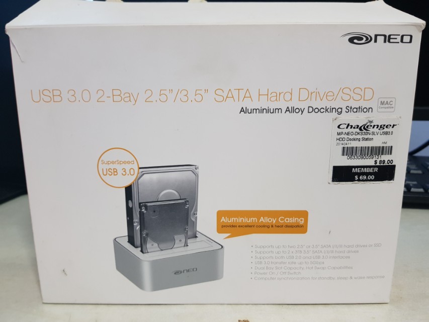 Neo USB Docking station for hard drive, Computers & Tech, Parts ...