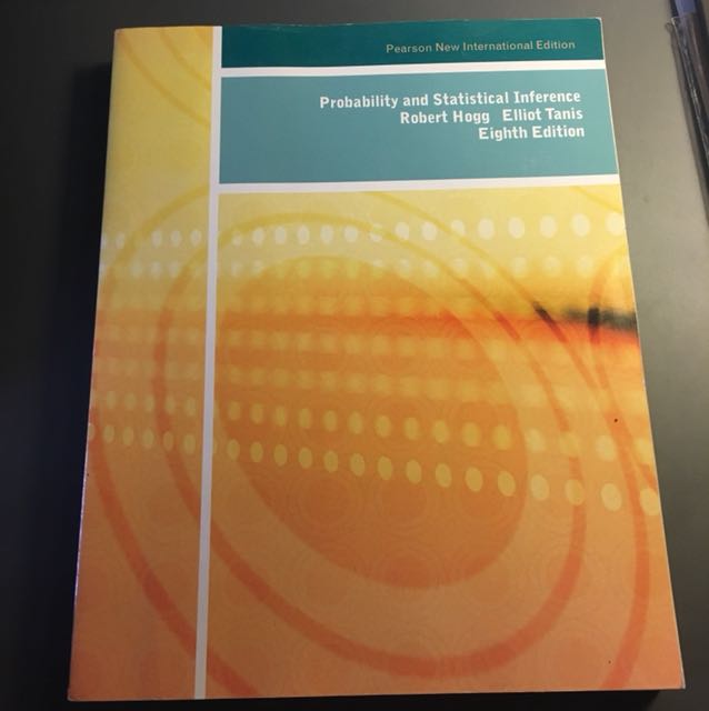 Pearson Probability and statistical inference, 8th edition, Hobbies ...