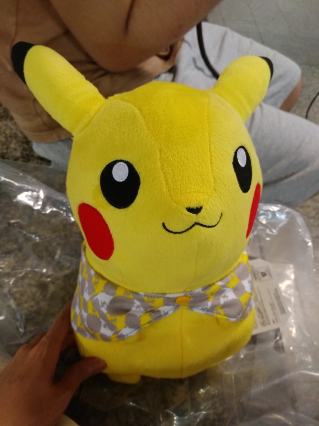 Pokemon Textile Design Pikachu Plush Kuji Prize A, Hobbies & Toys, Toys ...