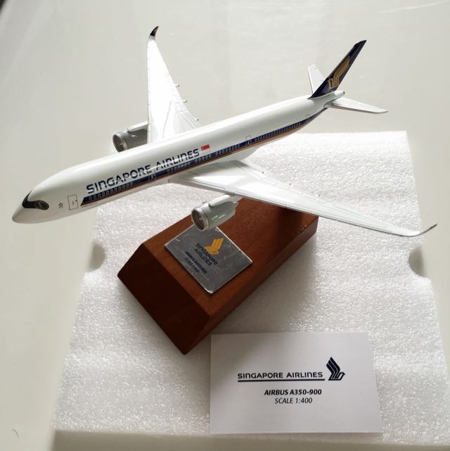 SIA Airbus A350-900 aircraft model, Hobbies & Toys, Toys & Games on ...