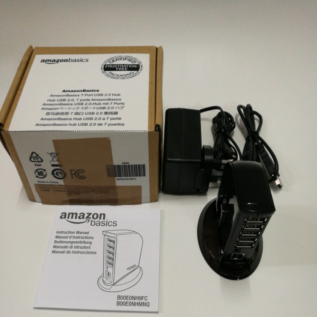 AmazonBasics 7 port USB 2.0 Hub, Computers & Tech, Parts & Accessories ...