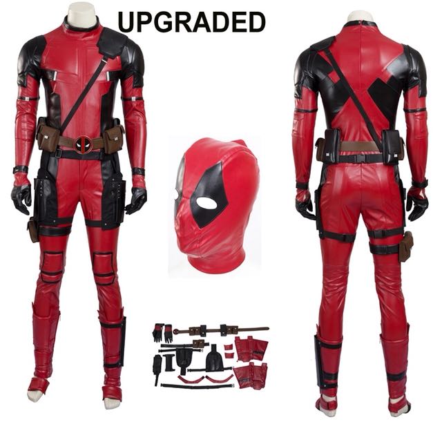 Deadpool (upgraded) Movie Costume Replica, Men's Fashion, Bottoms ...