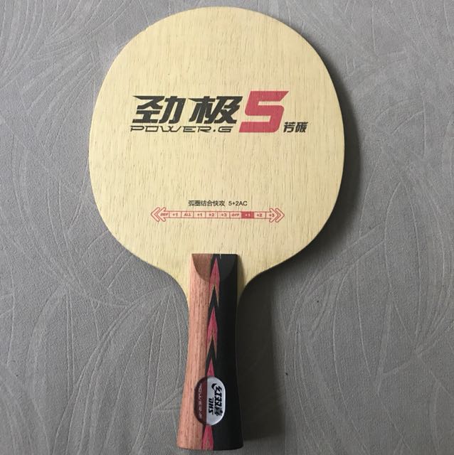 DHS PG5 Table Tennis Blade, Sports Equipment, Sports & Games, Racket ...