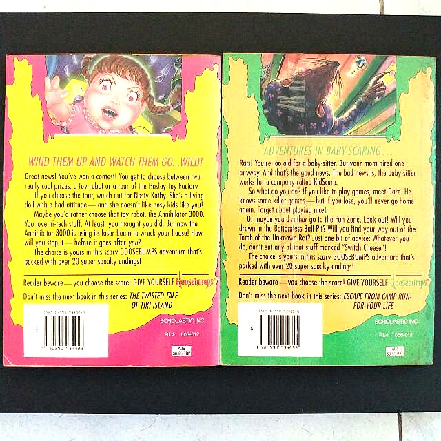 Goosebumps Reader Beware...: #18 Attack Of The Beastly Baby-sitter ...