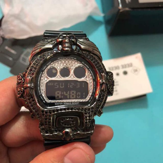 G-Shock limited edition skull-Swarovski Watch, Men's Fashion, Watches ...