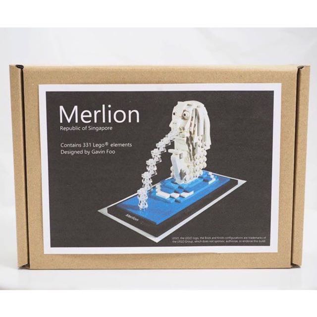 Lego - Custom Merlion architecture set, Hobbies & Toys, Toys & Games on ...