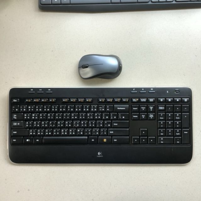 Logitech K520 keyboard + M310 mouse, 電腦＆科技, 電腦周邊及配件, 電腦鍵盤及相關產品 - Carousell