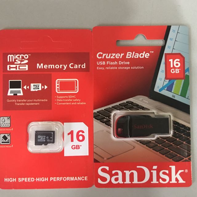 MicroSD Card & Flash Drive, Computers & Tech, Parts & Accessories, Hard ...