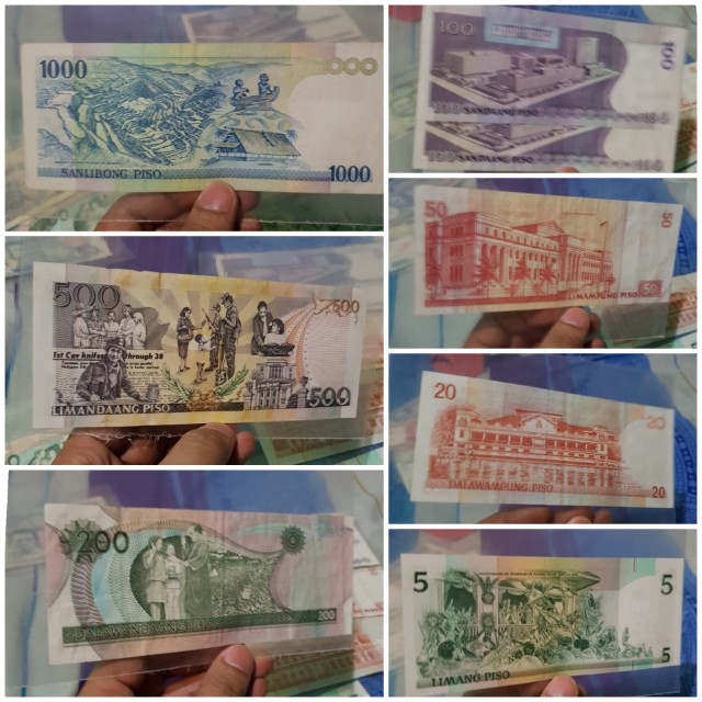 Old Philippine Peso Bill Banknote Set Launched 1985, Hobbies & Toys ...