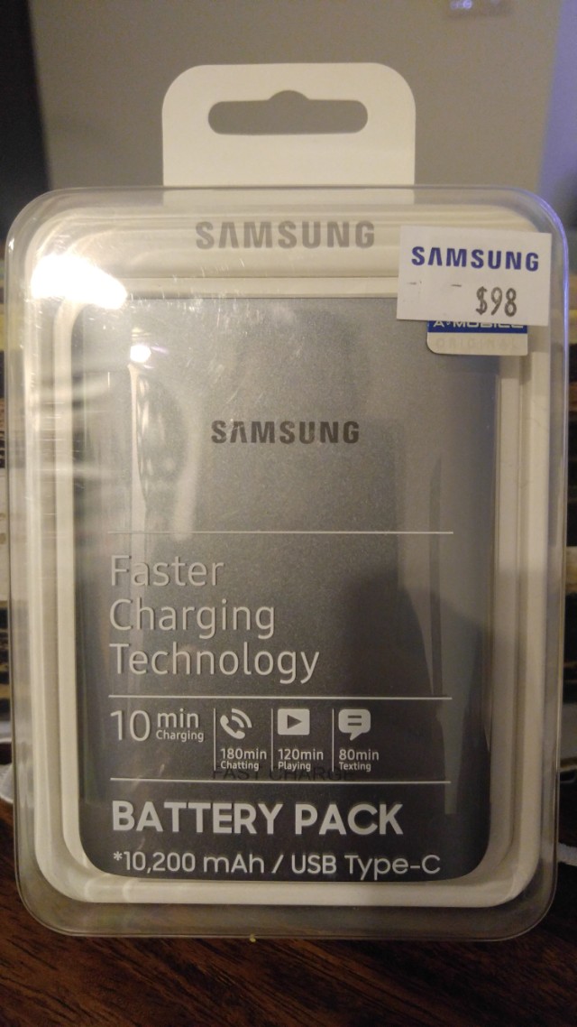 Samsung power bank, 10.200mAh,fast charge,USB C support NEW, Mobile ...