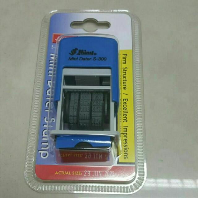 Shiny S300 self inking dater date stamp, Hobbies & Toys, Stationery & Craft, Craft Supplies ...