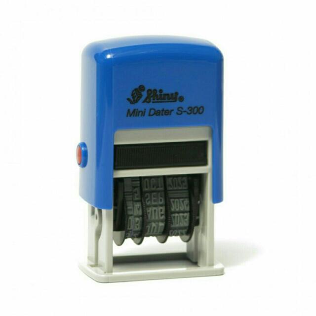 Shiny S300 self inking dater date stamp, Hobbies & Toys, Stationery & Craft, Craft Supplies ...