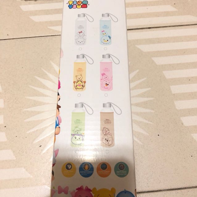 Tsum Tsum glass water bottle, TV & Home Appliances, Kitchen Appliances ...