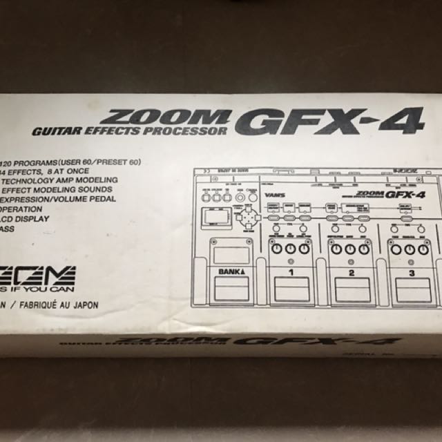 Zoom GFX-4, Hobbies & Toys, Music & Media, Musical Instruments on Carousell