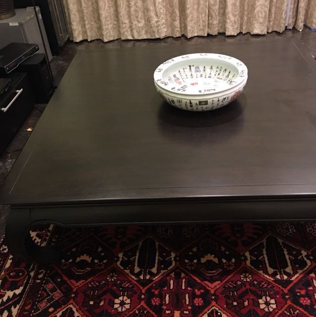 Beautiful big dark mahogany colour table for sale......, Furniture ...