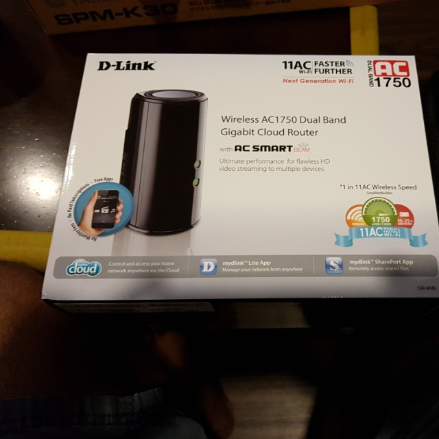 D-Link wireless AC1750 dual band Gigabit Cloud Router, Computers & Tech, Parts & Accessories ...